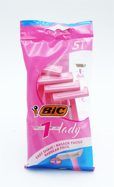 BIC Twin Lady, Pack 5, Twin Blade Razor - RangePlus