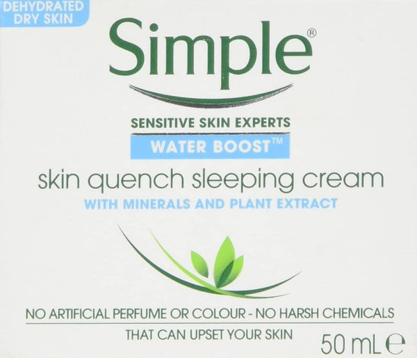 Simple Face Moisturiser Skin Quench Sleeping Cream 50 ml (871090881066 ...