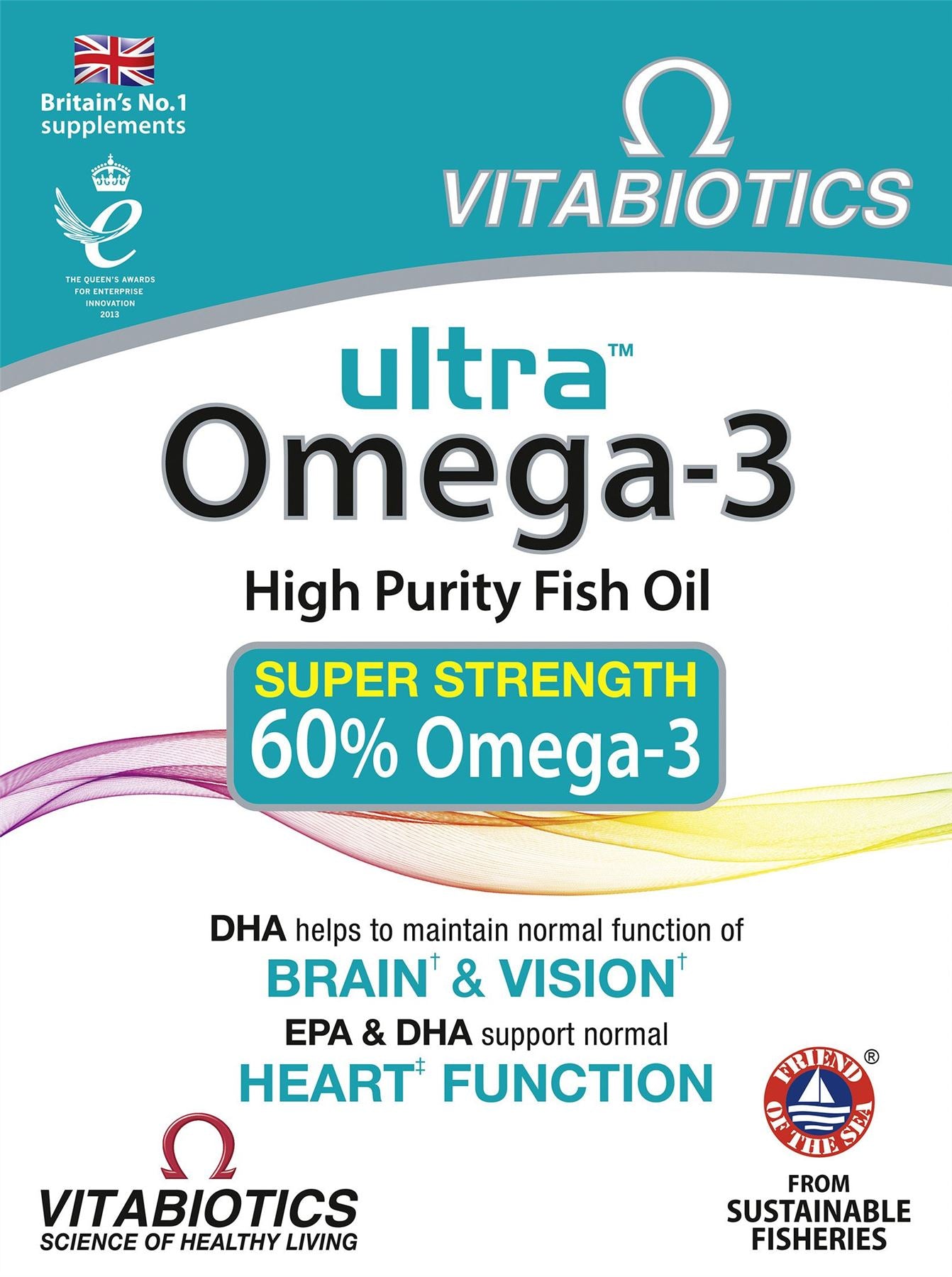 Vitabiotics - Ultra Omega-3 - 60 Capsules - RangePlus
