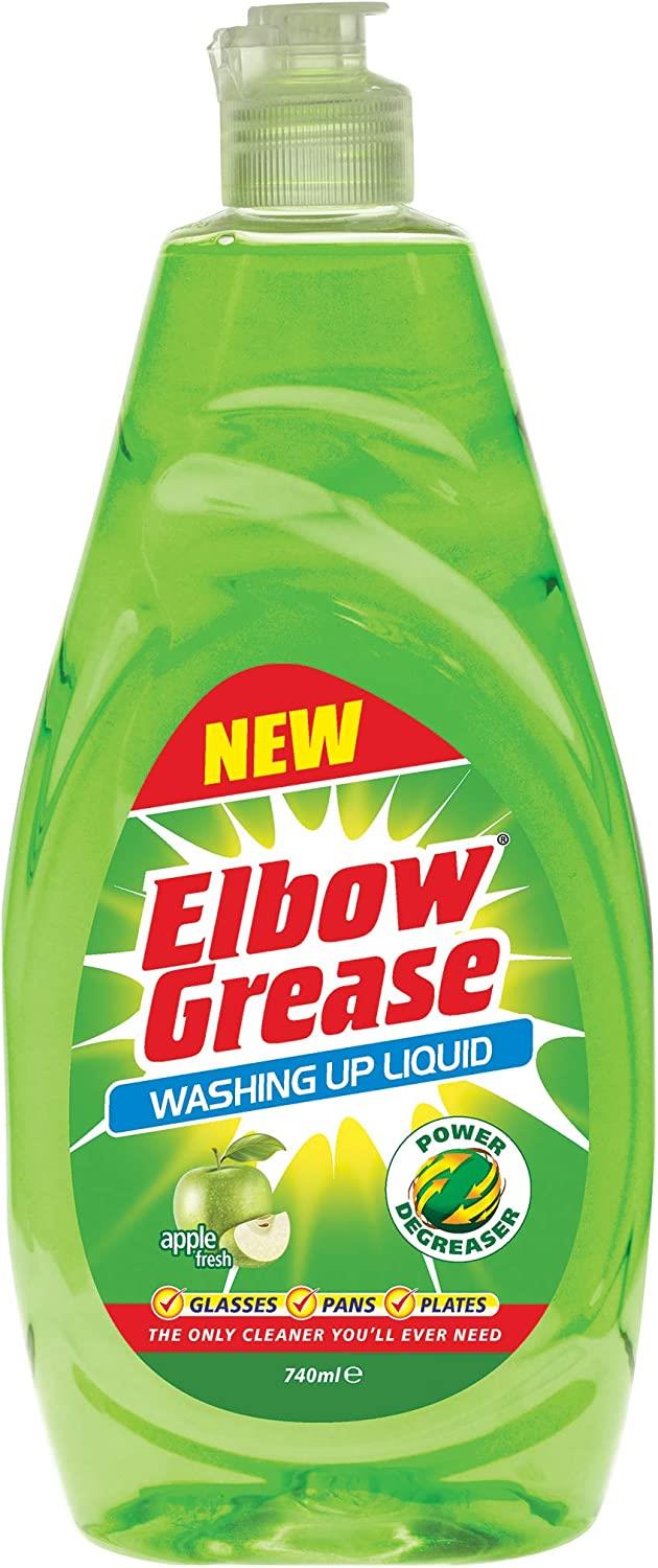 Elbow Grease Washing up liquid 740ml (apple) - RangePlus